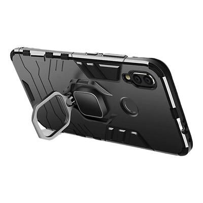 适用华为畅享9手机壳畅享9plus保护套畅想9e全包边防摔硅胶9s黑豹铠甲车载磁吸隐形指环支架男款外壳男款