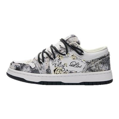 lazybons超纤皮休闲蛇皮板鞋