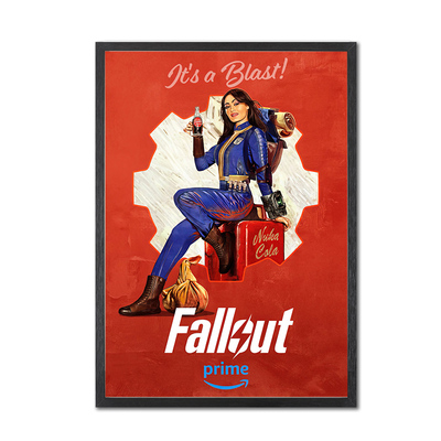 美剧Fallout辐射海报周边客厅装饰画科幻废土风卧室复古挂画墙贴