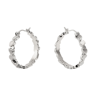 盐岛明星同款单层葫芦大耳圈耳环圈圈高级感轻奢金色圆圈素圈耳饰