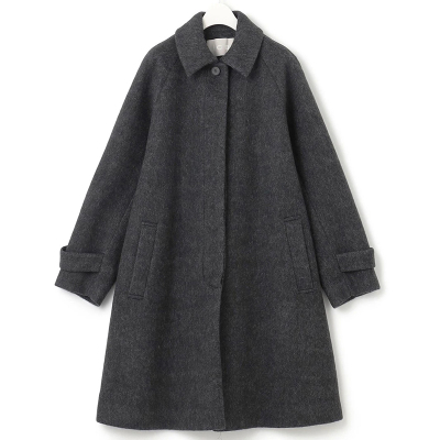 羊毛混纺中长呢大衣外套商场同款