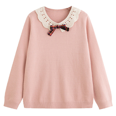 复古气质学院风弹力内搭减龄毛衣