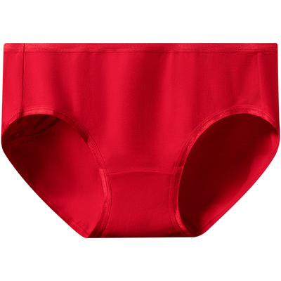 舒雅女士舒美棉鸿运红品三角内裤