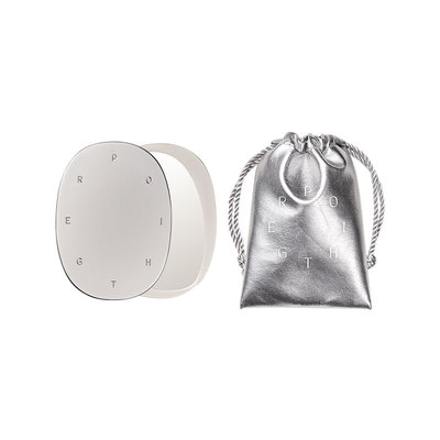 proeight银色化妆镜便携