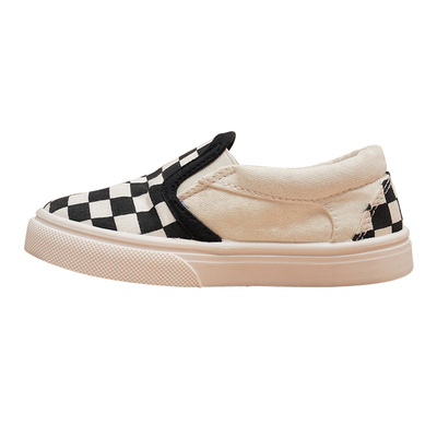 幼儿园室内鞋棋盘格板鞋