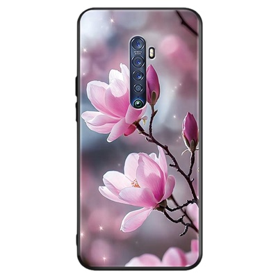 luckrider适用于OPPOReno2手机壳0ppo软胶pckm00外壳reno2女神pckt00花卉PCKM00保护套opopreon2挂绳opppreno