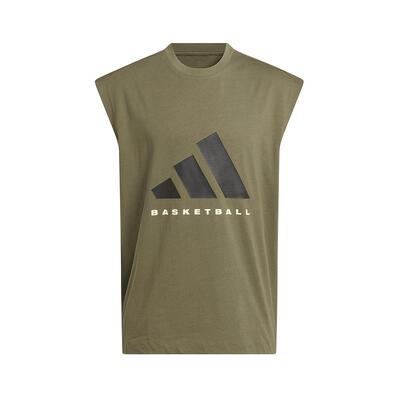 Adidas阿迪达斯男装2025秋季新款ADIDAS SL TEE无袖T恤背心JX5589