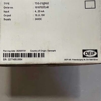议价TDG210DG2丹控DEIF信号转换器全新原装