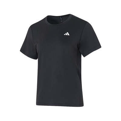 adidas阿迪达斯速干健身训练运动上衣26春女简约短袖T恤 KU8737