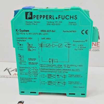 PEPPER FUCHS KFD2-SOT2-EX1  SAFETY RELAY MODULE SWITCHING AM