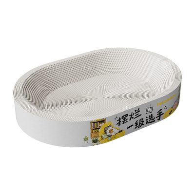 白牛卡封底猫抓板猫窝一体耐抓