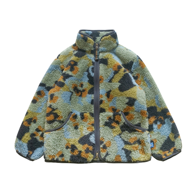 ARF原创 25秋冬新品男女童舒棉绒外套儿童柔软毛绒保暖上衣