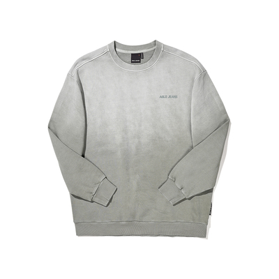 ABLE JEANS新款女士宽松慵懒风圆领字母印花卫衣987124