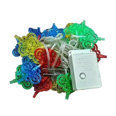 五角星串灯圆球灯串暖光星星灯