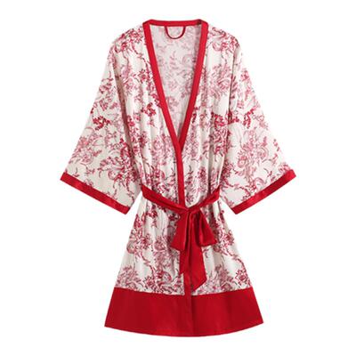 罗丝美真丝吊带+外披两件套