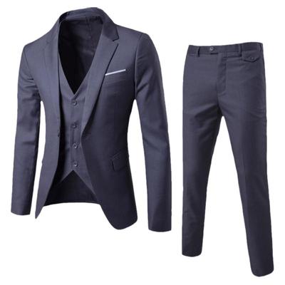Men's suit+pants+vest Tuxedo Suit Male Suits formal clothes