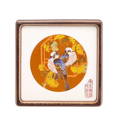 白头永偕摆件非遗工艺伴手礼