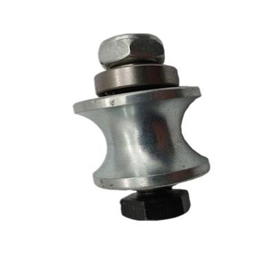 渣土车泥自动篷布配件20圆钢滑轮