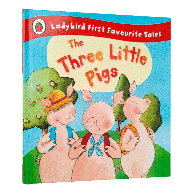 英文原版 The Three Little Pigs Ladybird First Favourite Tales 瓢虫童话故事系列 三只小猪 精装 英文版 进口英语原版书籍
