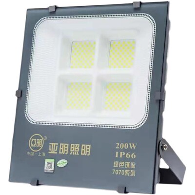 亚明投光灯户外防水广告
