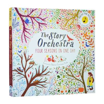 交响乐团发声书 维瓦尔第四季音乐故事 有声绘本 英文原版 精装 The Story Orchestra Four Seasons in One Day 英文版进口英语书