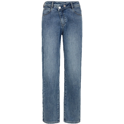 ONLY高腰显瘦九分裤直筒裤牛仔裤