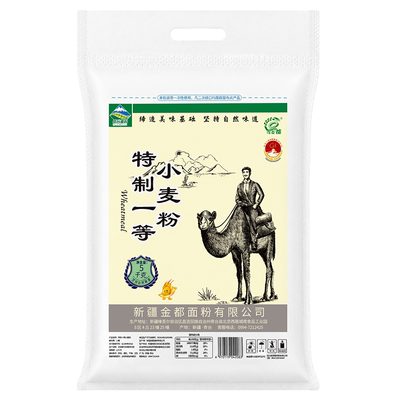 新疆面粉家用中筋小麦官方旗舰店
