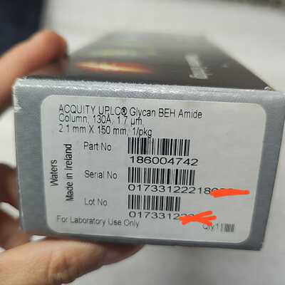 议价Waters ACQUITY UPLC Glycan BEH