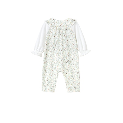 【商场同款】英氏婴儿衣服春秋季长袖可爱纯棉女宝宝连体衣新生儿