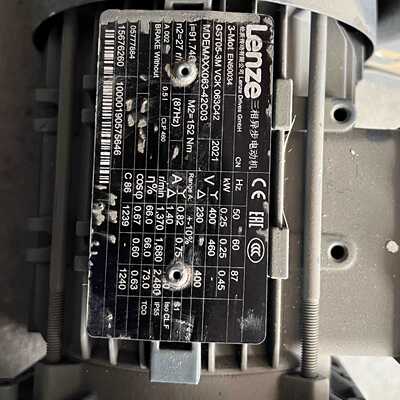 议价郑纺1204梳棉机LENZE减速电机GST05-3M VCK 063C42