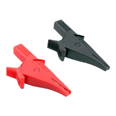 优利德 UTC04 直插式插孔鳄鱼夹 UT-C04A夹子长75mm 最大张口27mm