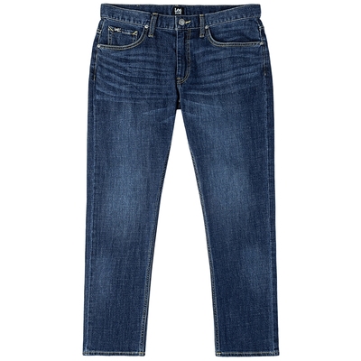 【张凌赫代言】Lee26春夏新品五袋款标准中腰726直筒牛仔裤深蓝男