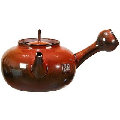 金灶原矿红泥砂铫壶经典茶器
