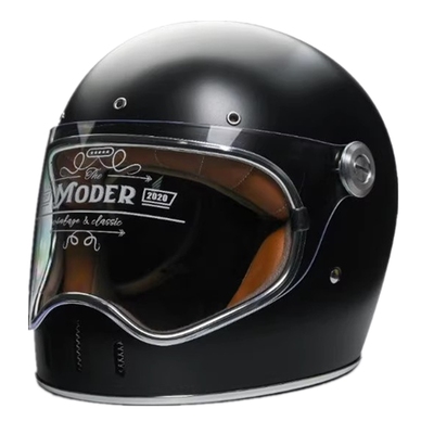 MODER复古电动摩托车头盔英伦风