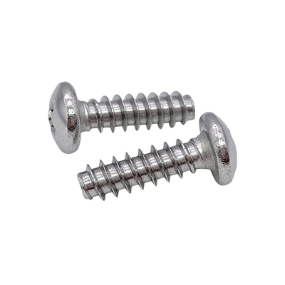 镀镍GB845圆头十字平尾自攻螺丝