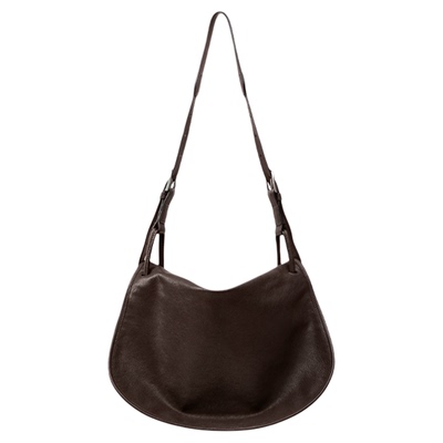 宋佳同款植鞣羊皮信使马鞍包