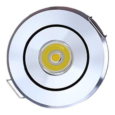 220V12V24伏超薄led迷你小射灯1W3W开孔45mm嵌入式酒柜展柜牛眼灯