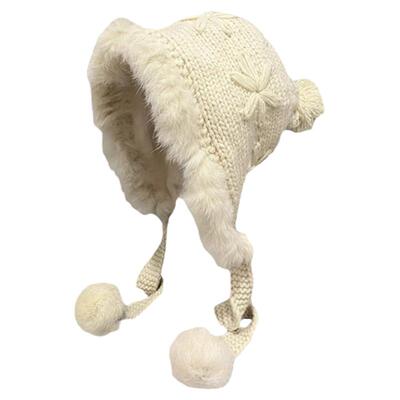 Classykey雷锋帽针织兔毛雷锋帽