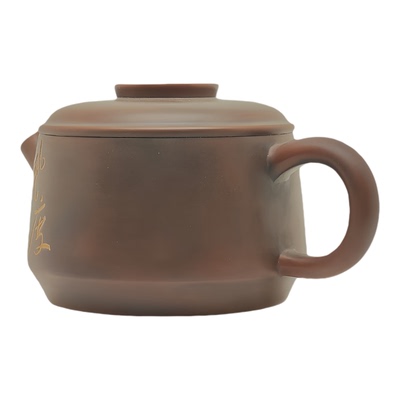 宝尊壶 雕刻精品手工原矿坭兴陶泡茶壶120ml唐天源名师制非紫砂壶