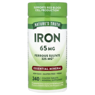 Nature's Truth,Iron, Ferrous Sulfate