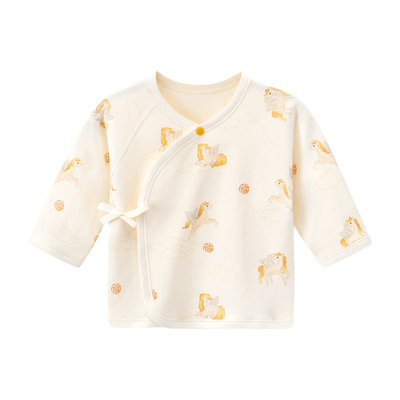 马年半背衣初生婴儿a类纯棉2件套