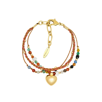 LAZY CIRCLES多层编织手链纯手工编绳爱心小象幸运首饰情侣礼物