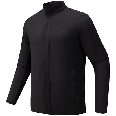 安踏男防泼水立领商务运动外套