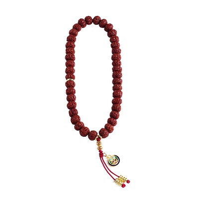 菩提子双龙纹手持佛珠文玩饰品