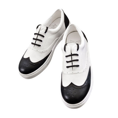 布洛克平底街舞locking皮鞋