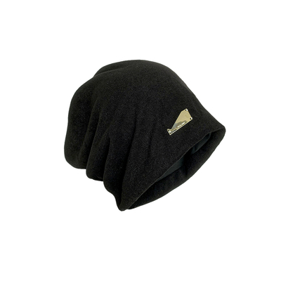 慵懒风做旧破洞堆堆帽宽松