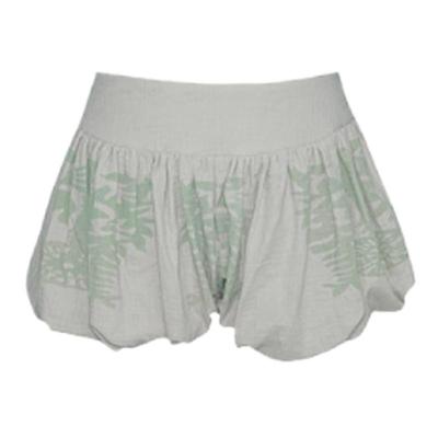 法式休闲短裤甜美花苞裤