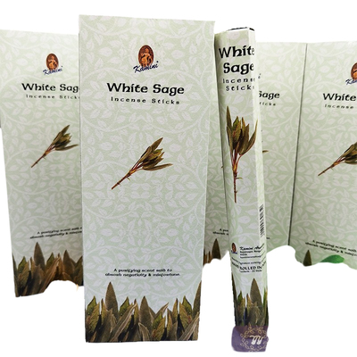 进口正品KAMINI线香熏香鼠尾草莲花玫瑰圣木檀香茉莉净化安神冥想