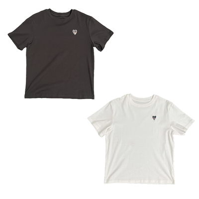 Studio1till8牙痛爱心印花T恤