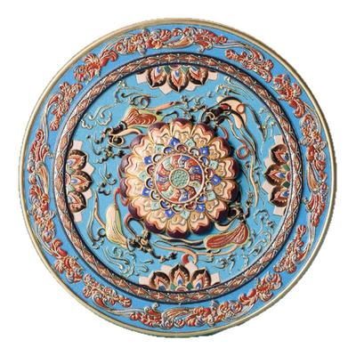 敦煌研究院金属旋转小镜子化妆镜